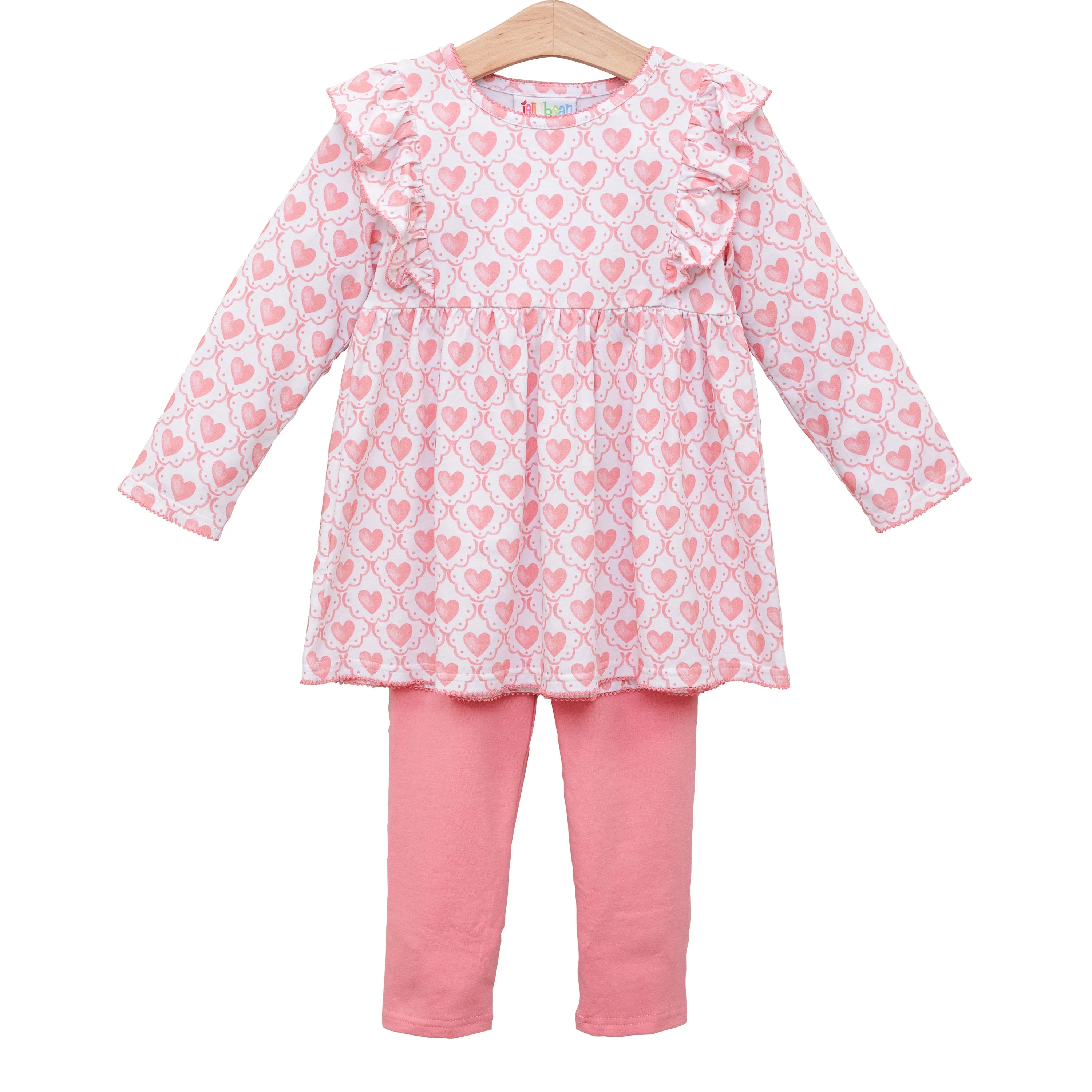 Jellybean by Smock Watercolor Hearts Legging Set – J. Wills