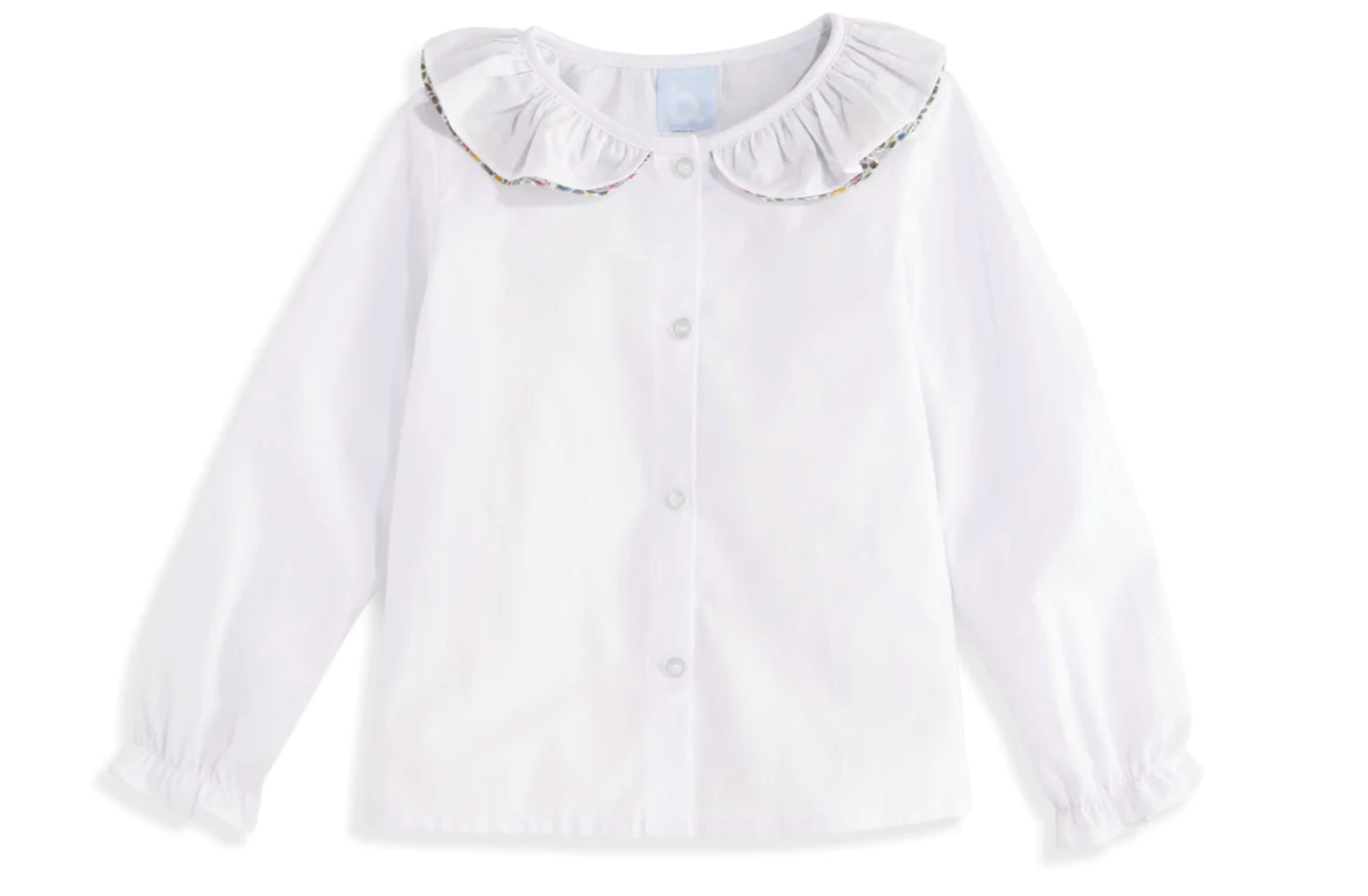 bella bliss Iris Shirt | White with Mayberry Floral – J. Wills